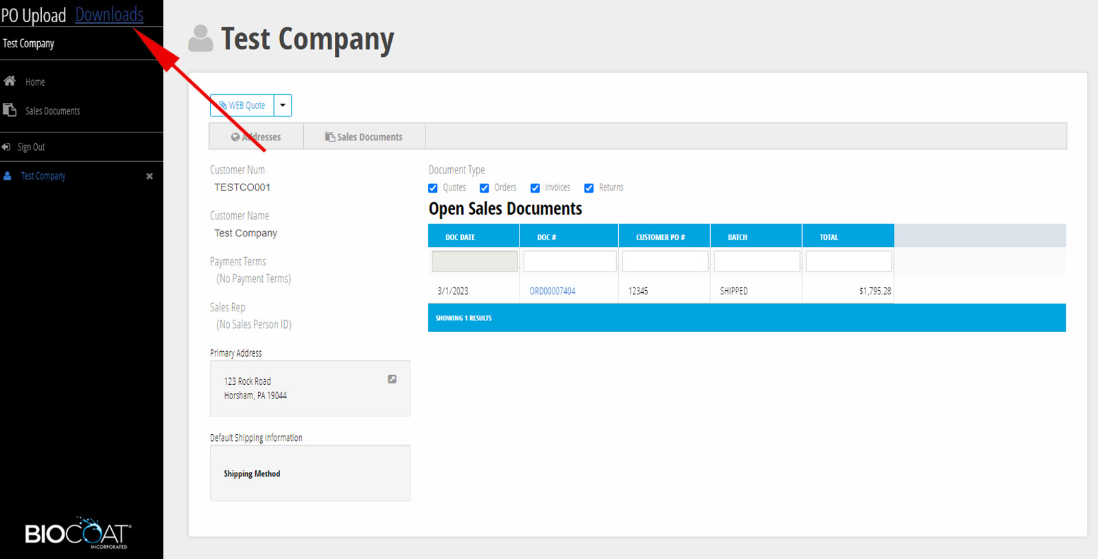 Online Ordering Instructions - Biocoat Incorporated